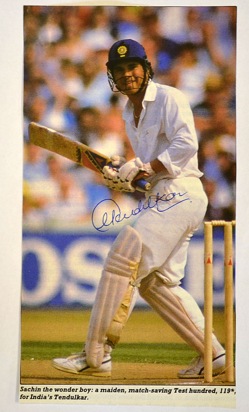 Sachin Tendulkar classic 107 in 1992 against Lancs 1992 English County ...