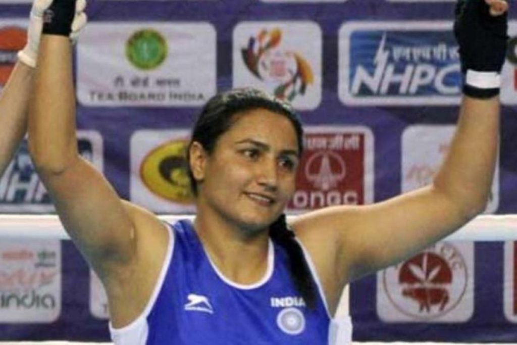 Pooja Rani Indian Boxer olympics enter in qyarter final.
