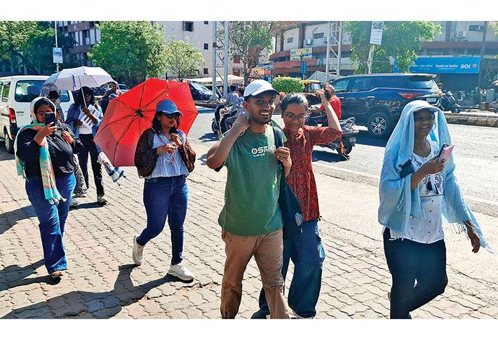 Ahmedabad Records Highest Temperature Among 8 Metros : Indian Daily Post