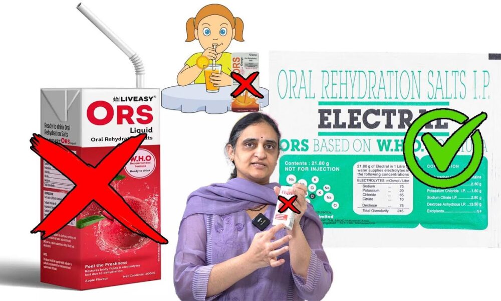 Dr Sivaranjani wins the war against the misleading ORS label products ...